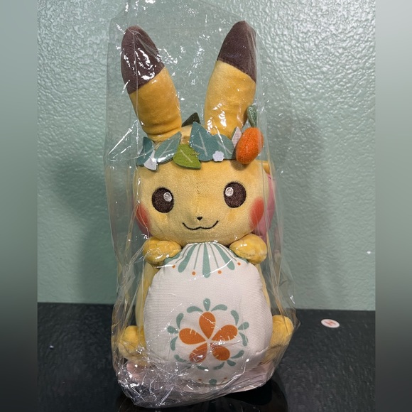 Pokemon | Toys | Pikachu Happy Spring Plush 223 8 In Nwt | Poshmark